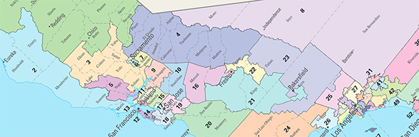 Us Congressional Districts California Map - United States Map